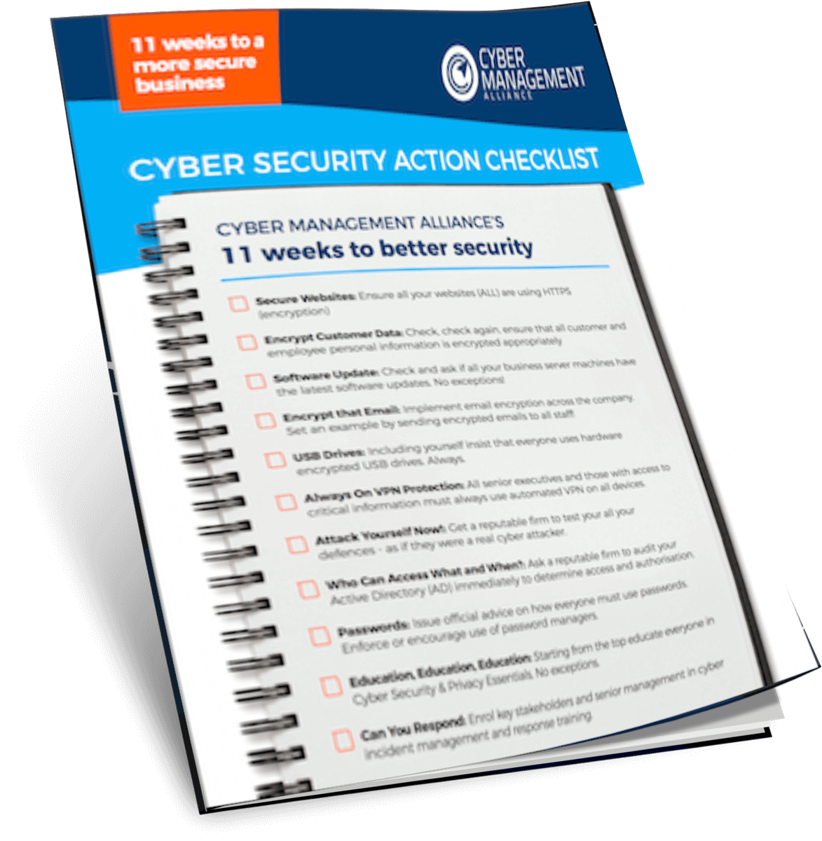 Cyber Security Improvement Checklist for SME