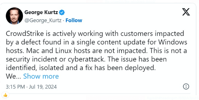 Blue Screen of Death: Live Timeline of the Microsoft Outage & Impact