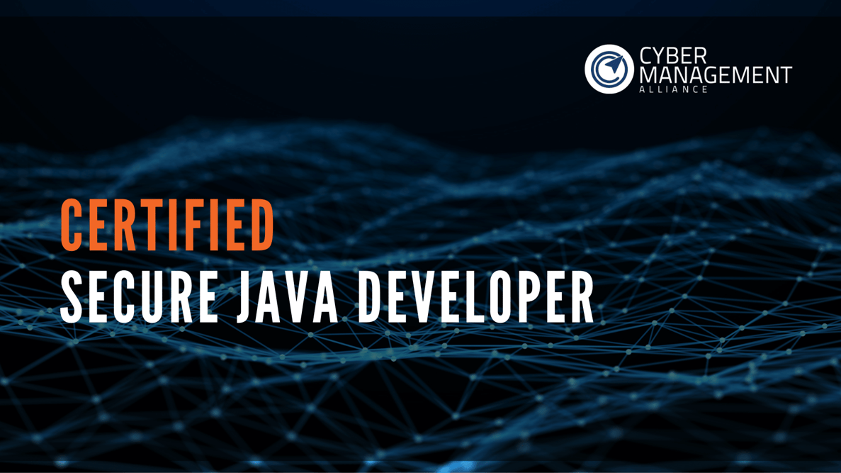 Certified Secure Java Developer Training Course