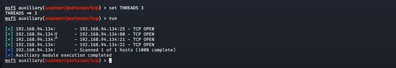Using Metasploit and Nmap to scan for vulnerabilities
